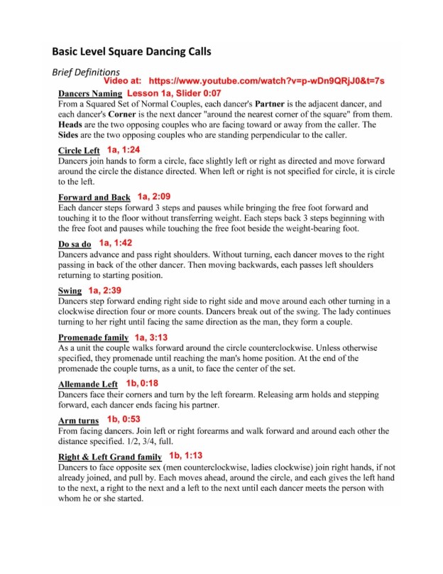 Square Dancers | RiderwoodLife.com