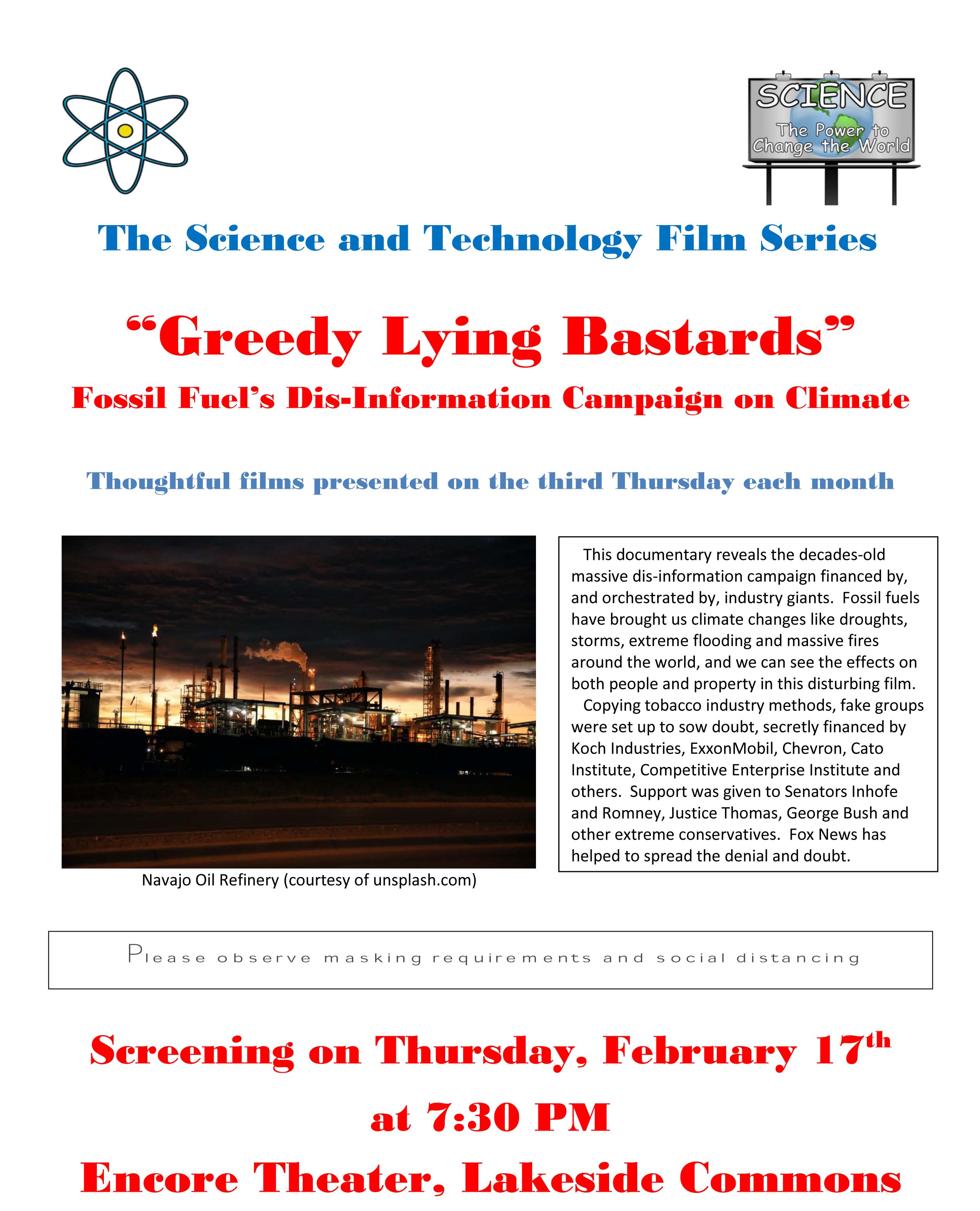 Science & Technology Lectures / Films | RiderwoodLife.com