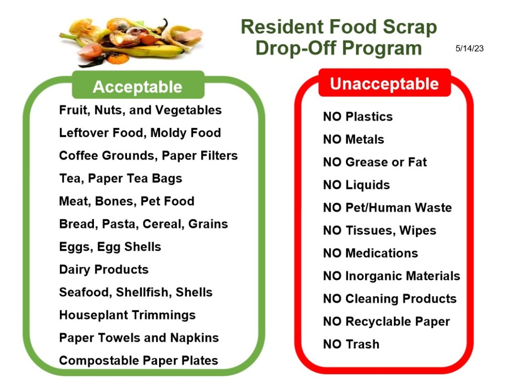 Resident Food Scrap Drop-Off Program | RiderwoodLife.com