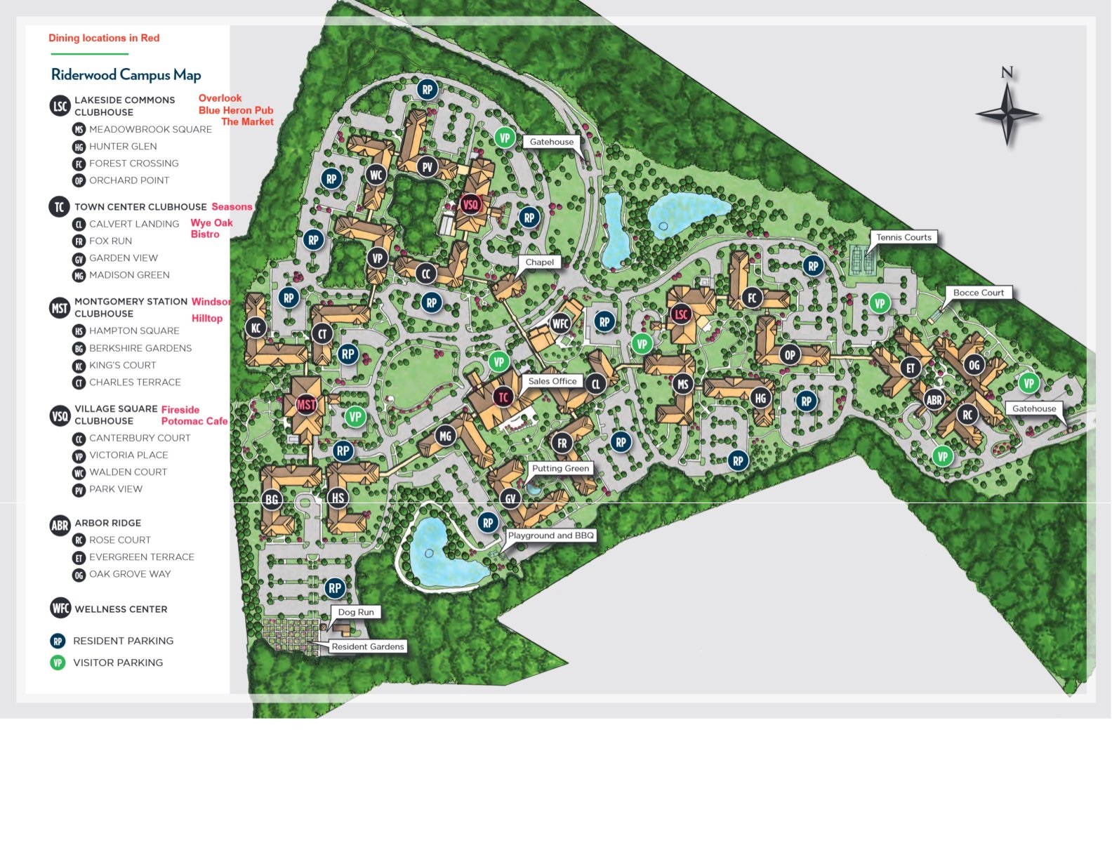 Maps of Riderwood – RiderwoodLife.com