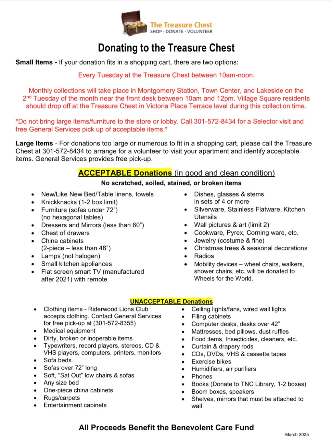 The Treasure Chest Store – RiderwoodLife.com